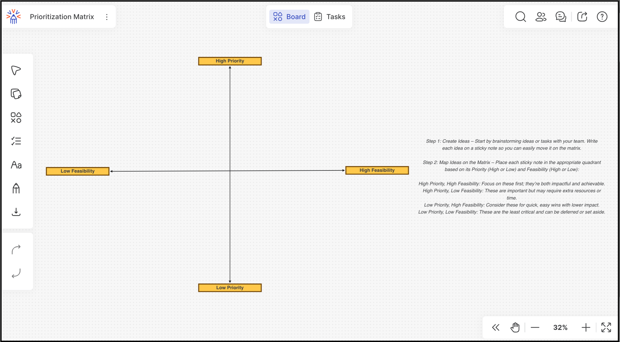 Prioritization Matrix Brainstorm